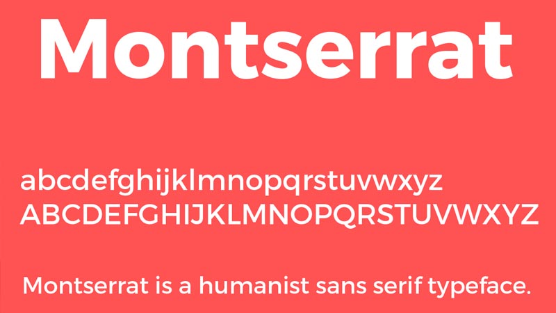 Montserrat Font Family - A Modern and Versatile Sans-Serif Typeface | Free Download